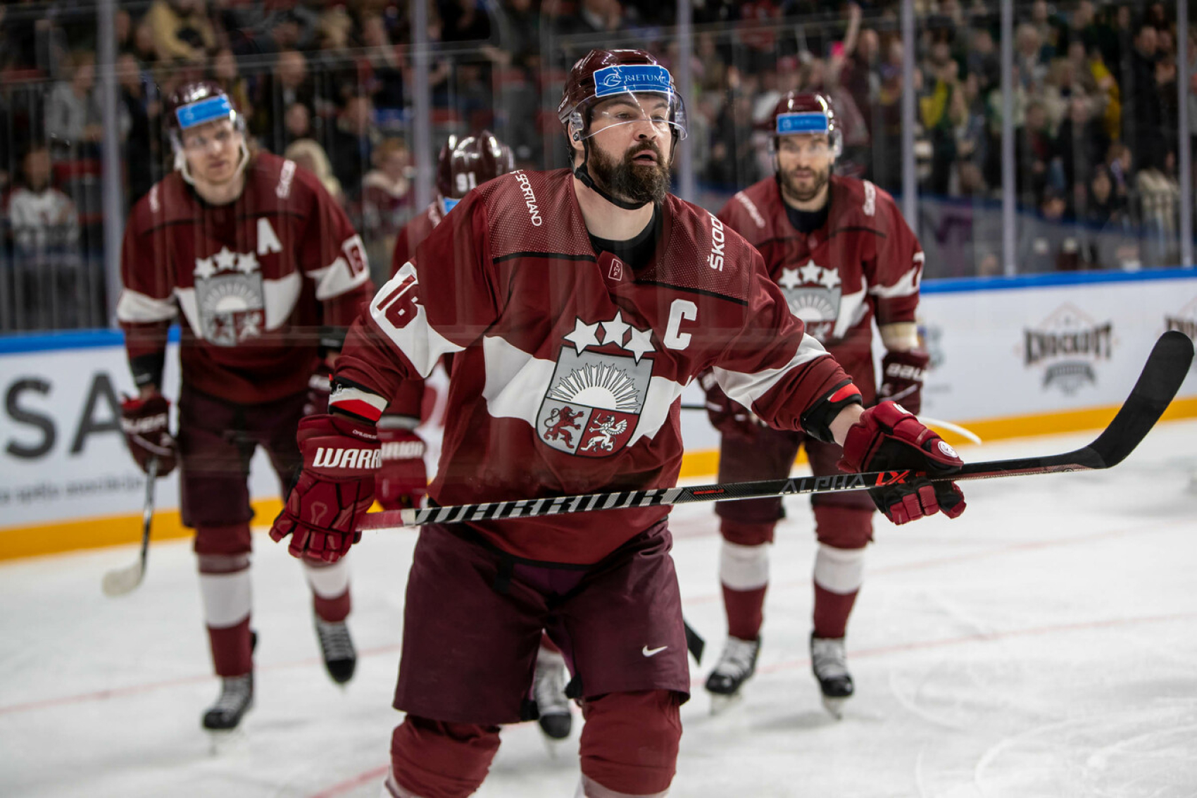 Daugaviņam hattrick, Latvijas noslēdz sagatavošanos ar uzvaru